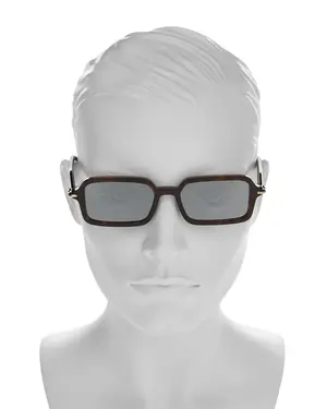 Fendi Selleria Rectangle Sunglasses, 51mm - Havana/smoke