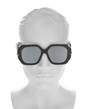 Fendi Selleria Square Sunglasses, 54mm