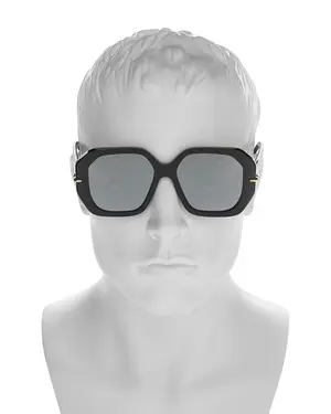 Fendi Selleria Square Sunglasses, 54mm