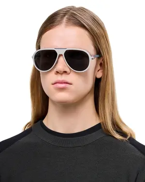 Canada Goose Aviator Sunglasses, 60mm - Matte Gunmetal