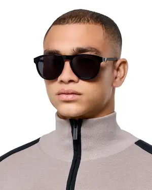 Canada Goose Round Frame Sunglasses - Black