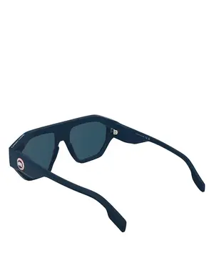 Canada Goose Shield Sunglasses, 58mm - Matte Blue