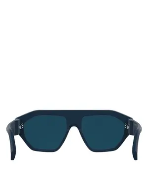 Canada Goose Shield Sunglasses, 58mm - Matte Blue