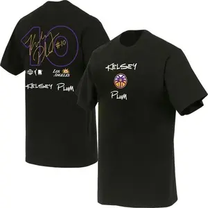 ROUND21 Kelsey Plum Los Angeles Sparks Signature T-shirt - Black