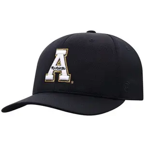 Top Of The World Appalachian State Mountaineers Reflex Flex Cap - Black