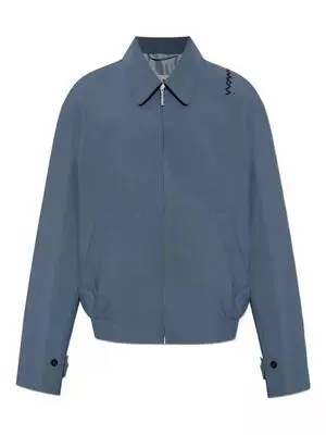Marni Logo-print Bomber Jacket - Blue