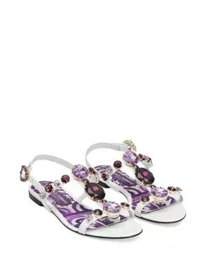 Dolce & Gabbana Rhinestone-embellished Sandals