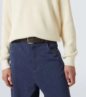 Bottega Veneta Intrecciato Leather Belt