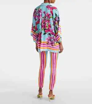 Dolce & Gabbana Printed Silk-blend Shirt