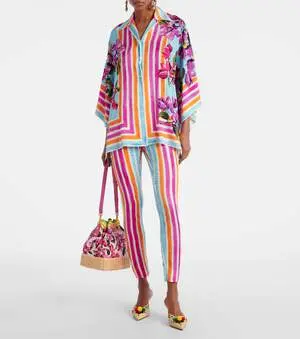 Dolce & Gabbana Printed Silk-blend Shirt
