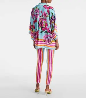 Dolce & Gabbana Printed Silk-blend Shirt