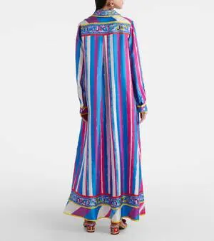 Dolce & Gabbana Striped Silk Kaftan