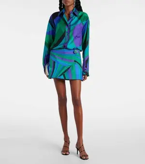 Emilio Pucci Pesci Silk Shirt