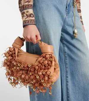 Zimmermann Beaded Leather Shoulder Bag