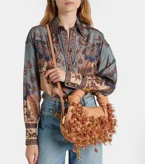 Zimmermann Beaded Leather Shoulder Bag
