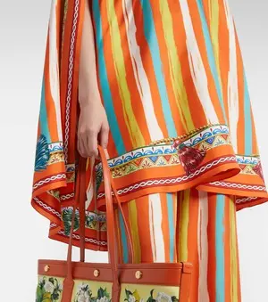 Dolce & Gabbana Oversized Striped Silk Shirt