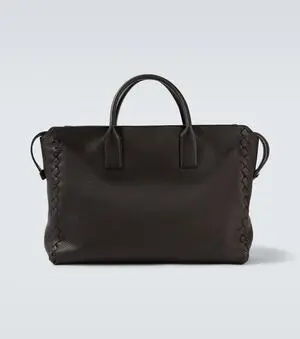 Bottega Veneta Leather Briefcase - Brown