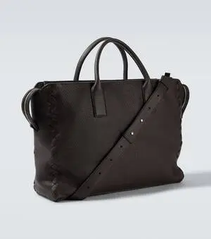 Bottega Veneta Leather Briefcase - Brown