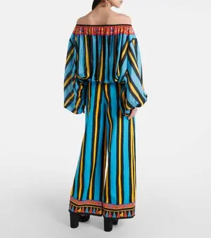 Dolce & Gabbana Patterned Silk Top
