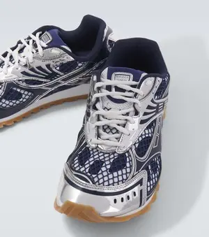 Bottega Veneta Orbit Lace-up Sneakers - Silver