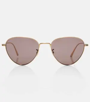 Khaite X Oliver Peoples Aviator Sunglasses - Gold