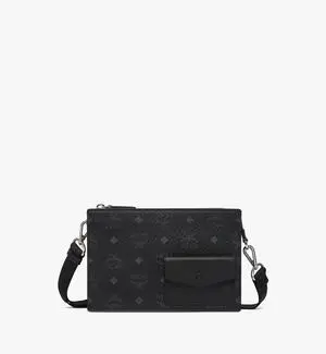 Mcm Crossbody Pouch - Black