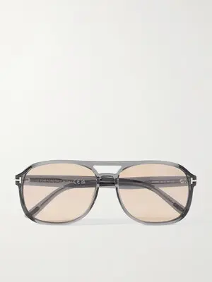 TOM FORD Rosco Aviator-style Sunglasses - Gray