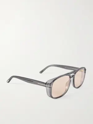 TOM FORD Rosco Aviator-style Sunglasses - Gray