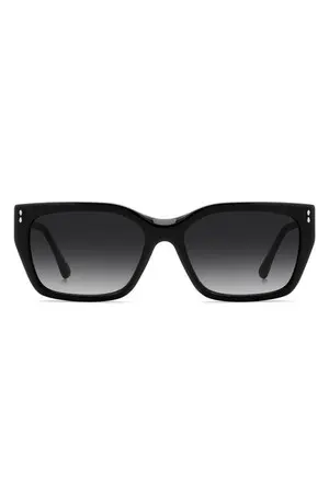 Isabel Marant 58mm Rectangular Sunglasses - Black