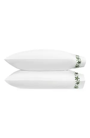 MATOUK Callista Set Of 2 Pillowcases - Clover