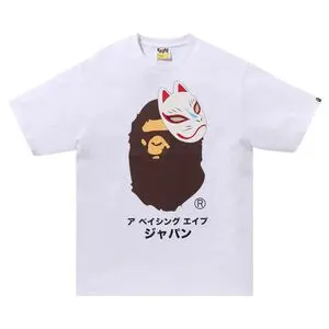 A BATHING APE Graphic Tee - White