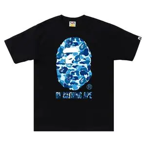 A BATHING APE Abc Camo Bathing Ape Tee - Black