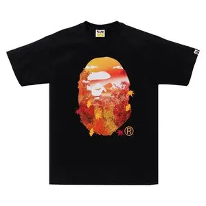 A BATHING APE Ape Head Tee - Black