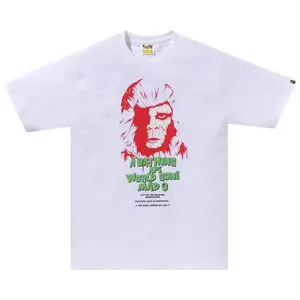A BATHING APE Horror Tee #1 - White
