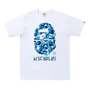 BAPE Abc Camo Tee - White