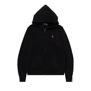 A BATHING APE One Point Full Zip Hoodie - Black