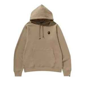 A BATHING APE One Point Pullover Hoodie - Tan