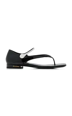 Miu Miu Square Toe Sandals For Women