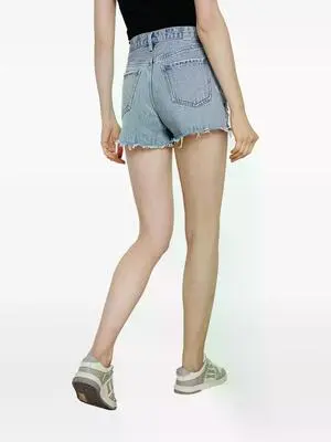HEY JOANIE Distressed Denim Shorts