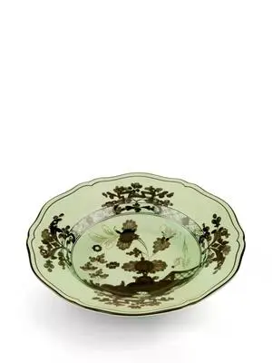 GINORI 1735 Oriente Italiano Soup Plate - Green