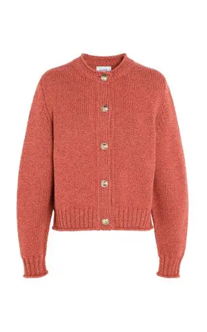 BARRIE Cashmere Cardigan - Red