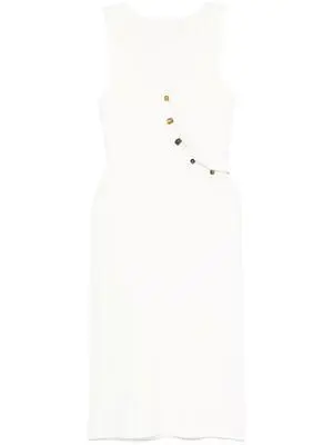 Sir The Label Cut-out Detailed Dress - White