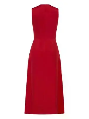 Adam Lippes Lynn Midi Dress - Red