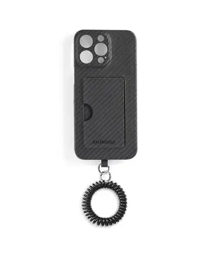 Balenciaga Tech Carbon Fiber Scoobi Case - Black
