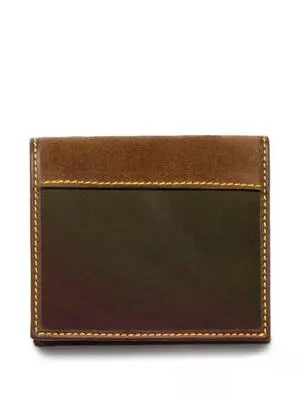 Prada Suede-detail Card Holder