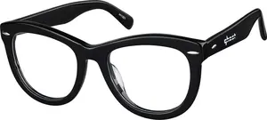 Zenni Oversized Square Eyeglasses Black