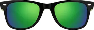 Zenni Oversized Square Full Rim Glasses - Green
