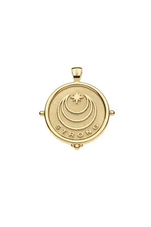 JANE WIN Clamshell Coin Pendant