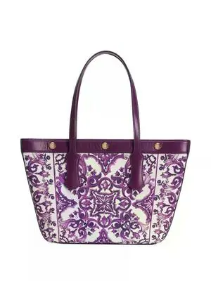 Dolce & Gabbana Medium Majolica-print Tote Bag