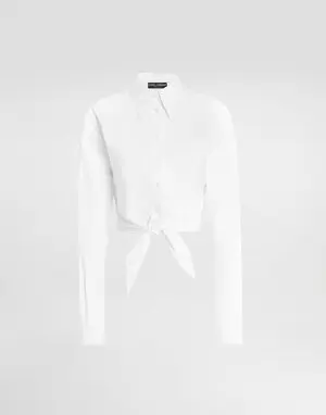 Dolce & Gabbana Stretch Poplin Shirt - White